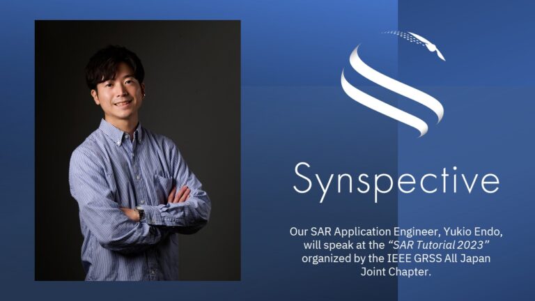 Synspective will speak at SAR Tutorial 2023 - Synspective