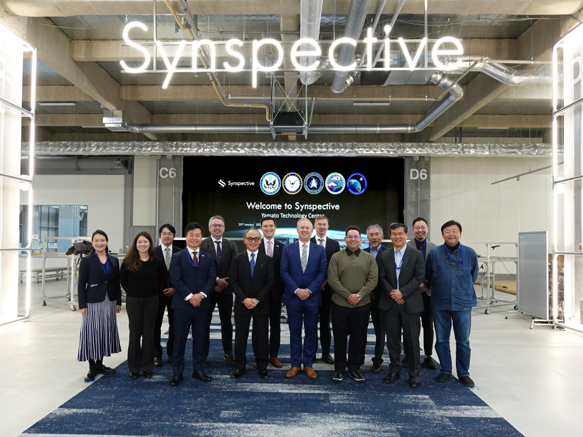 The U.S. Defense Forces, the Department of State and NGA visits Yamato Technology Center ...