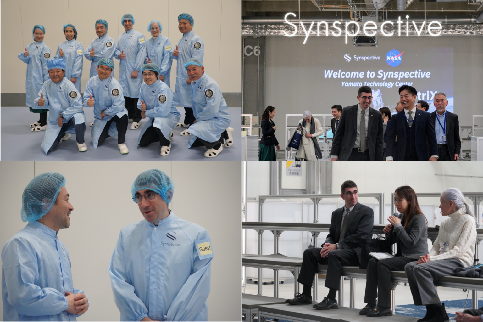 NASA visits our SAR satellite mass-production facility - Synspective