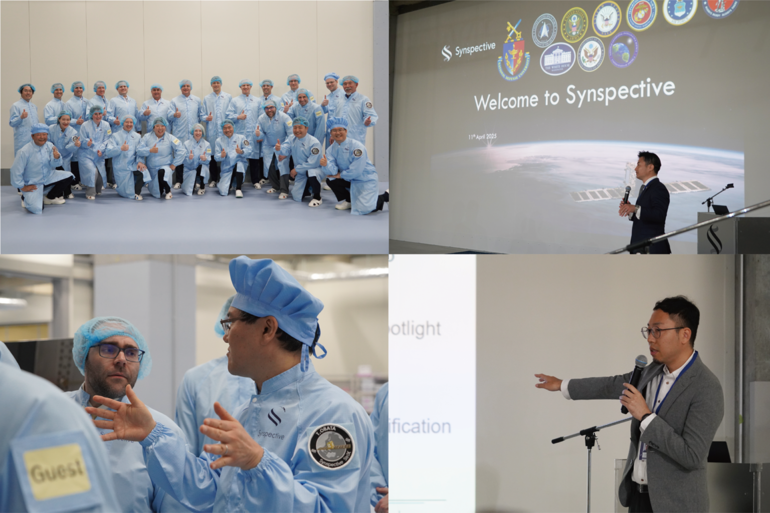 All U.S. Armed Forces, the White House, and Other Related Agencies Visit Synspective's Satellite ...