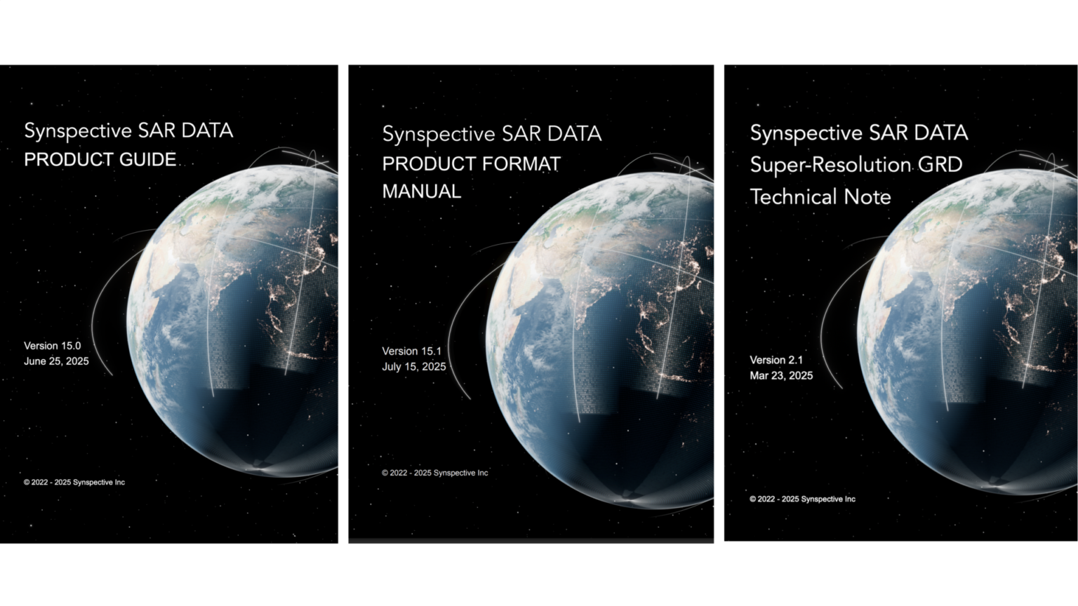 Information: SAR Data Product Guide Revision - Synspective